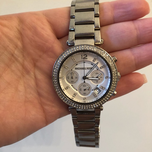 Michael Kors | Accessories | Michael Kors Silver Watch | Poshmark